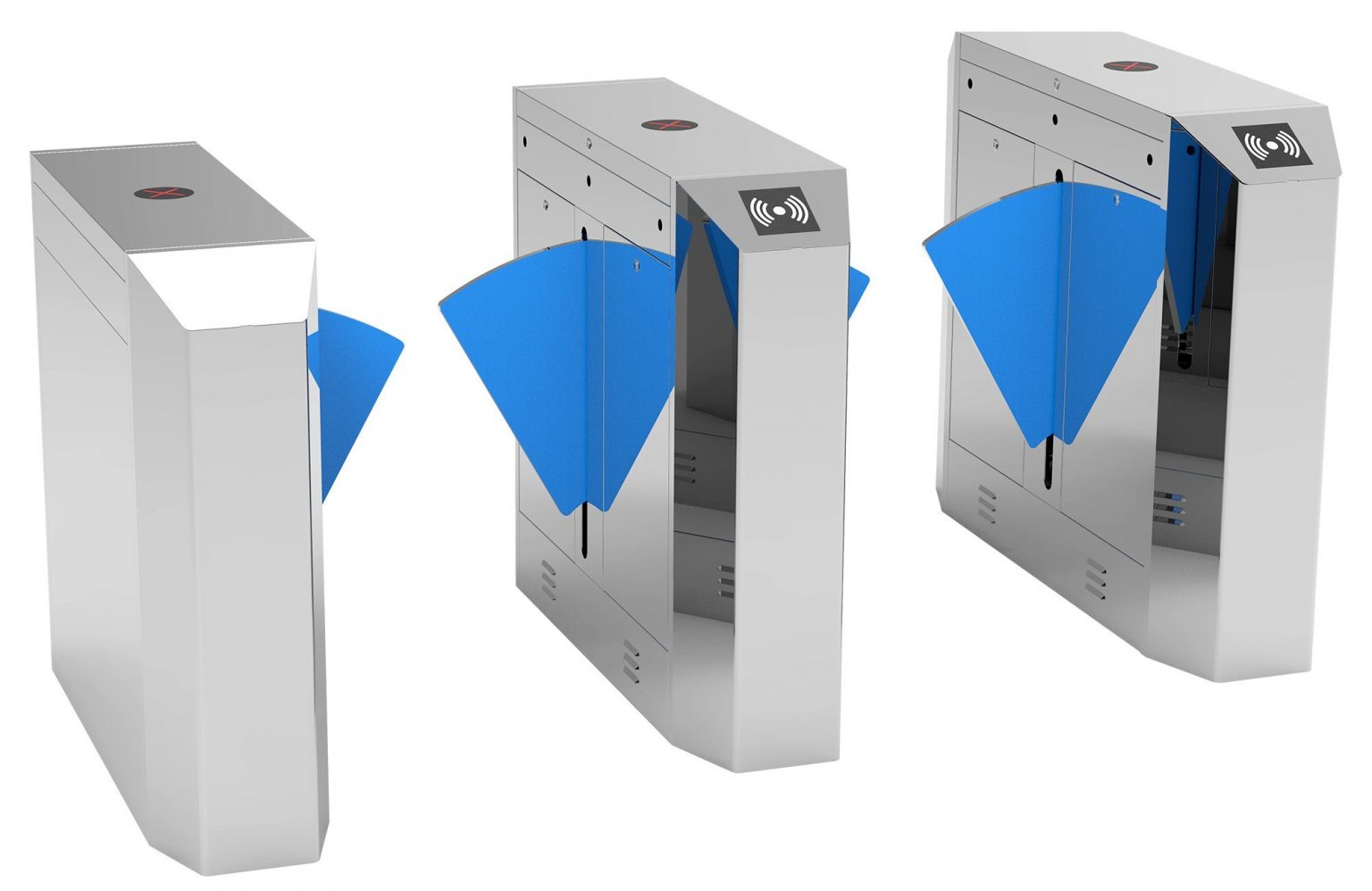 Cổng an ninh kiểm soát ra vào Flap Turnstile FBL200 series