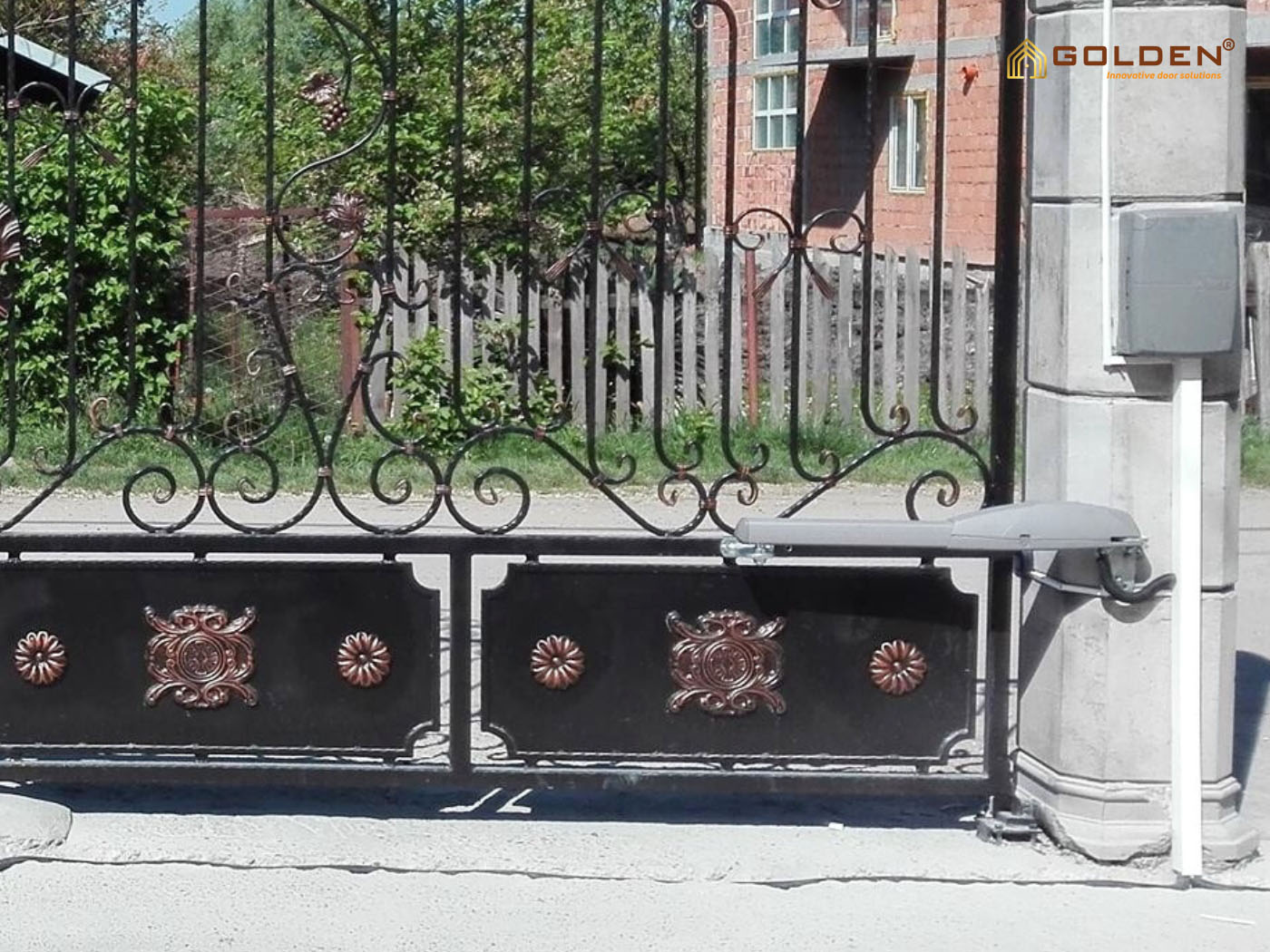 Cổng tự động tay đòn Life OP3 SKY 350kg chính hãng